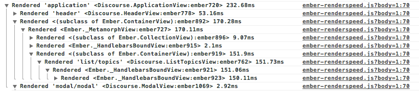 Github Eviltroutember Renderspeed A Script For Instrumenting Rendering Speed In An Emberjs 